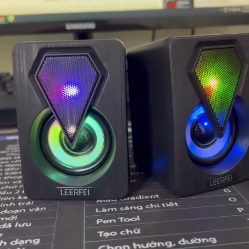 Loa Máy Tính LEERFEI E-1046 Loa Mini Digital Speaker | Shopee Việt Nam