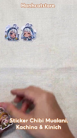 [Genshin Impact] Sticker Mualani,Kachina,Kinich,Chasca,Lansan và ...