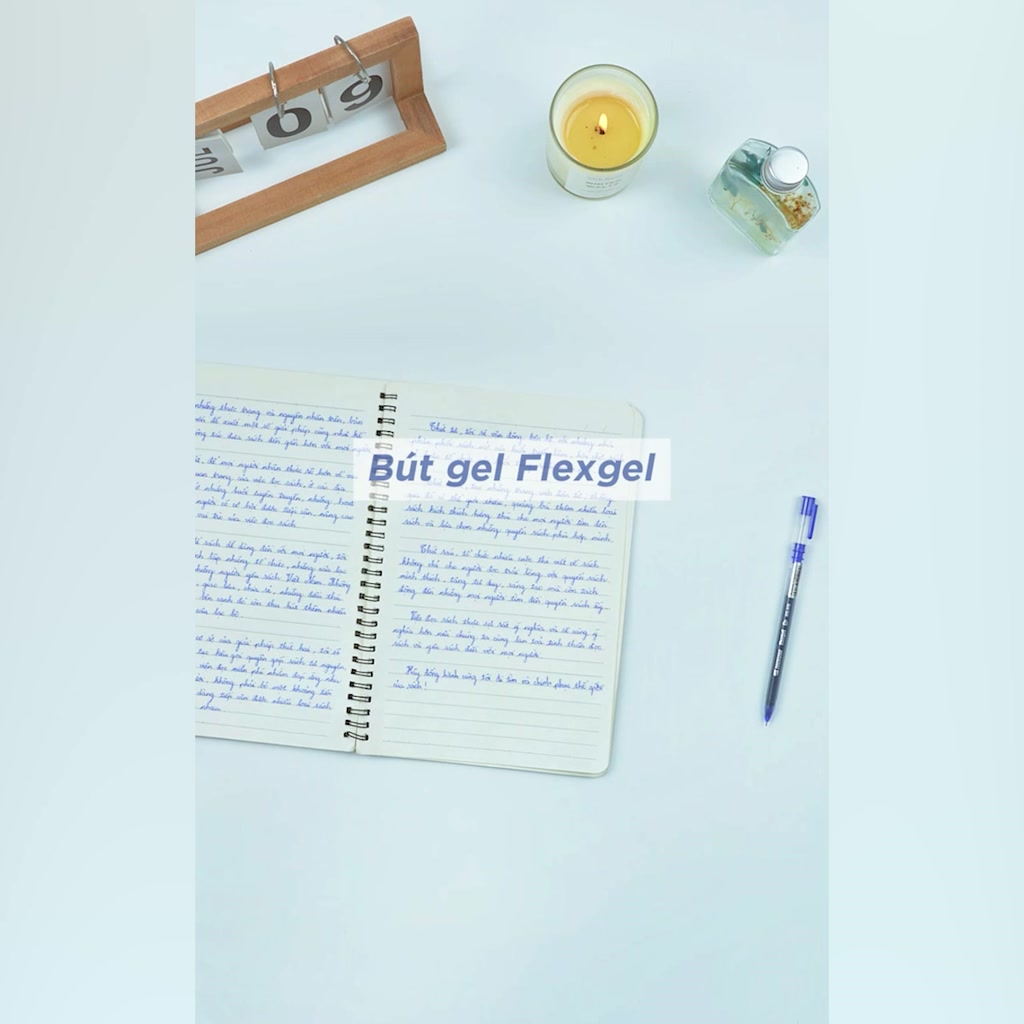 Combo 10 Bút gel, bút bi nước Thiên Long Flexgel GEL-042 mực khô nhanh ...