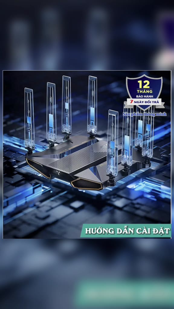 Bộ phát Wifi Router ZTE BE7200 Pro+ Wifi 7 - 7200Mbps - Xuyên tường ...