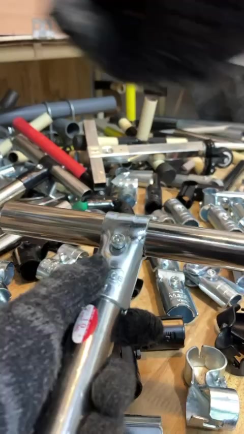 Khớp nối kim loại/Metal Joint HJ1,HJ2,HJ3... dùng cho ống tròn phi 27 ...