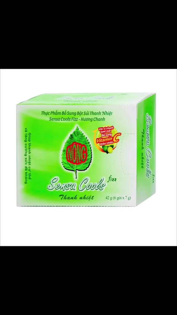 Bột sủi thanh nhiệt Sensa Cools . Sensa cool . Sensacool (6 gói/hộp ...
