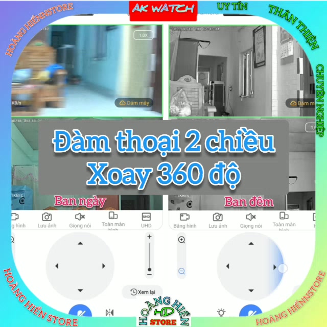 Camera ViSmart V360 Pro, có hồng ngoại và đèn led thông minh, kết nối ...