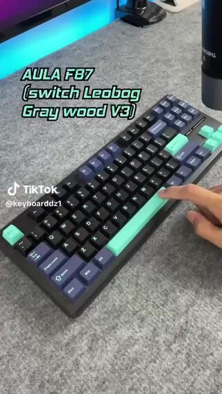 Bàn phím cơ không dây AULA F87 - Hỗ trợ hotswap - LED RGB nhiều chế độ ...