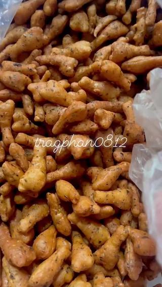 Đùi gà rong biển, snack quẩy đùi gà sấy rong biển mè đen (500g ...