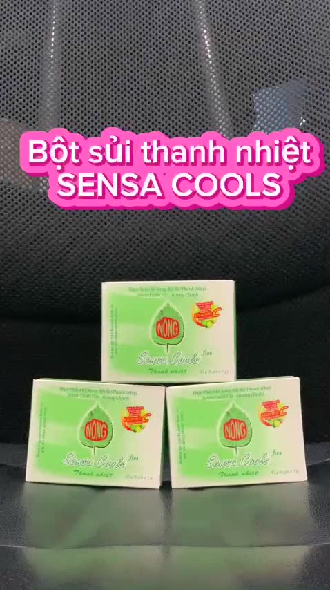 Bột sủi thanh nhiệt Sensa cools (Sensacool) - Hộp 6 gói | Shopee Việt Nam