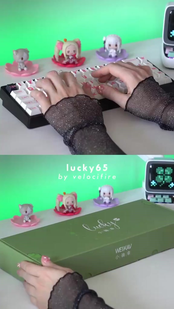 KIT Lucky65 | Kit bàn phím cơ Lucky65 - Vỏ Nhôm 6063 | 3 chế độ kết nối ...