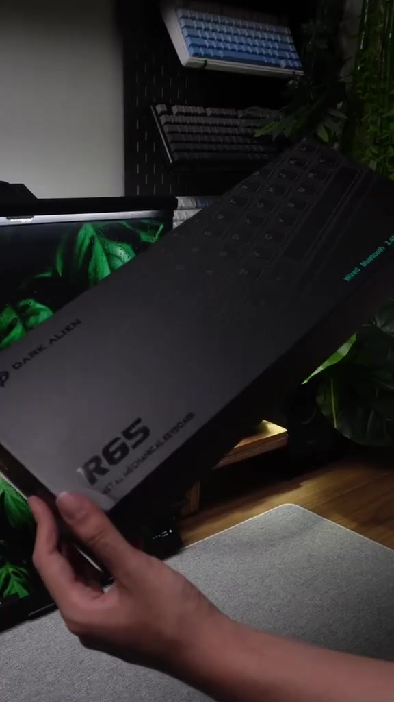 Bàn Phím Không Dây Nhôm Dark Alien R65 - 3 mode kết nối - Mạch xuôi ...