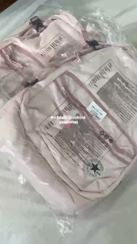 Balo Converse Straight Edge màu hồng pastel | Shopee Việt Nam