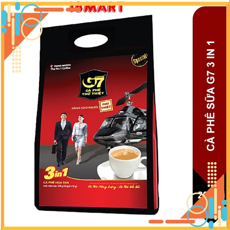 Cà phê sữa G7 3 in 1 bịch nhỏ 320g gồm 20gói x 16g MSP77552 | Shopee Việt Nam