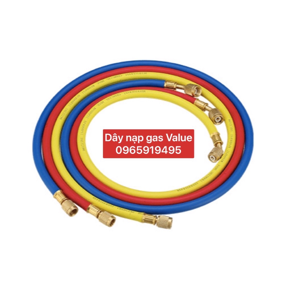 1 Dây nạp gas Value cao cấp R22 R134a R12 R410 R32 …giá bán 1 dây | Shopee Việt Nam