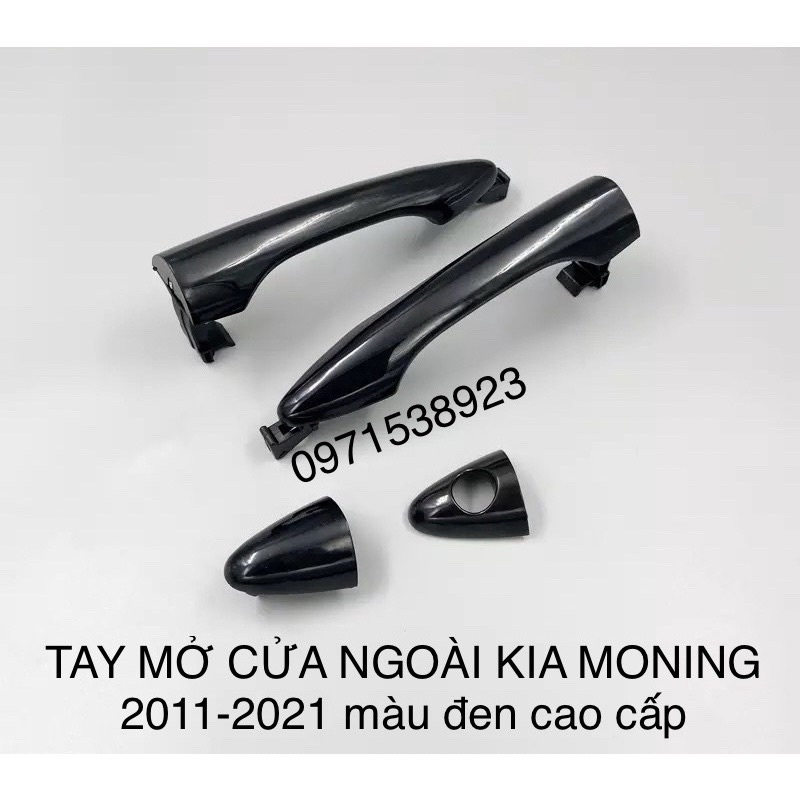 4 TAY MỞ CỬA NGOÀI MÀU ĐEN KIA MORNING PICANTO 2011-2021 CAO CẤP GIÁ RẺ ...