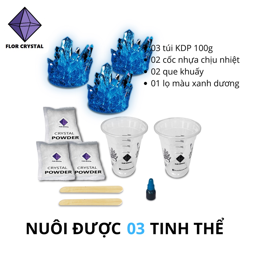 🥑 [NGUYÊN LIỆU CAO CẤP] KDP ADP đồ chơi nuôi tinh thể 200g-500g 🍓 ...