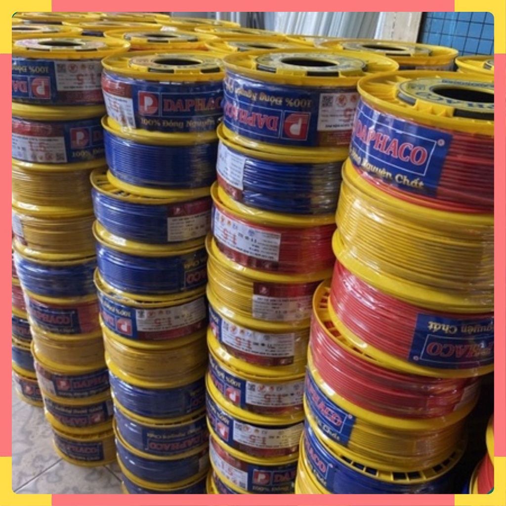 Dây điện đôi mềm daphaco lõi đồng cao cấp bán lẻ theo mét | Shopee Việt Nam