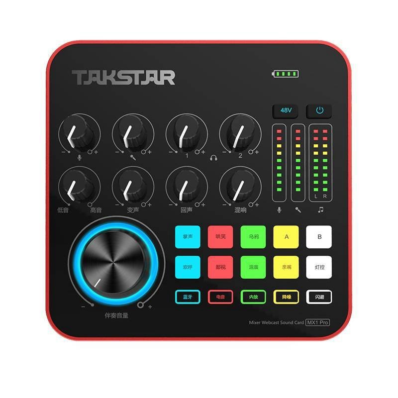 Sound card Takstar MX1 Pro Thu Âm, Livestream Chuyên Nghiệp Hỗ Trợ ...