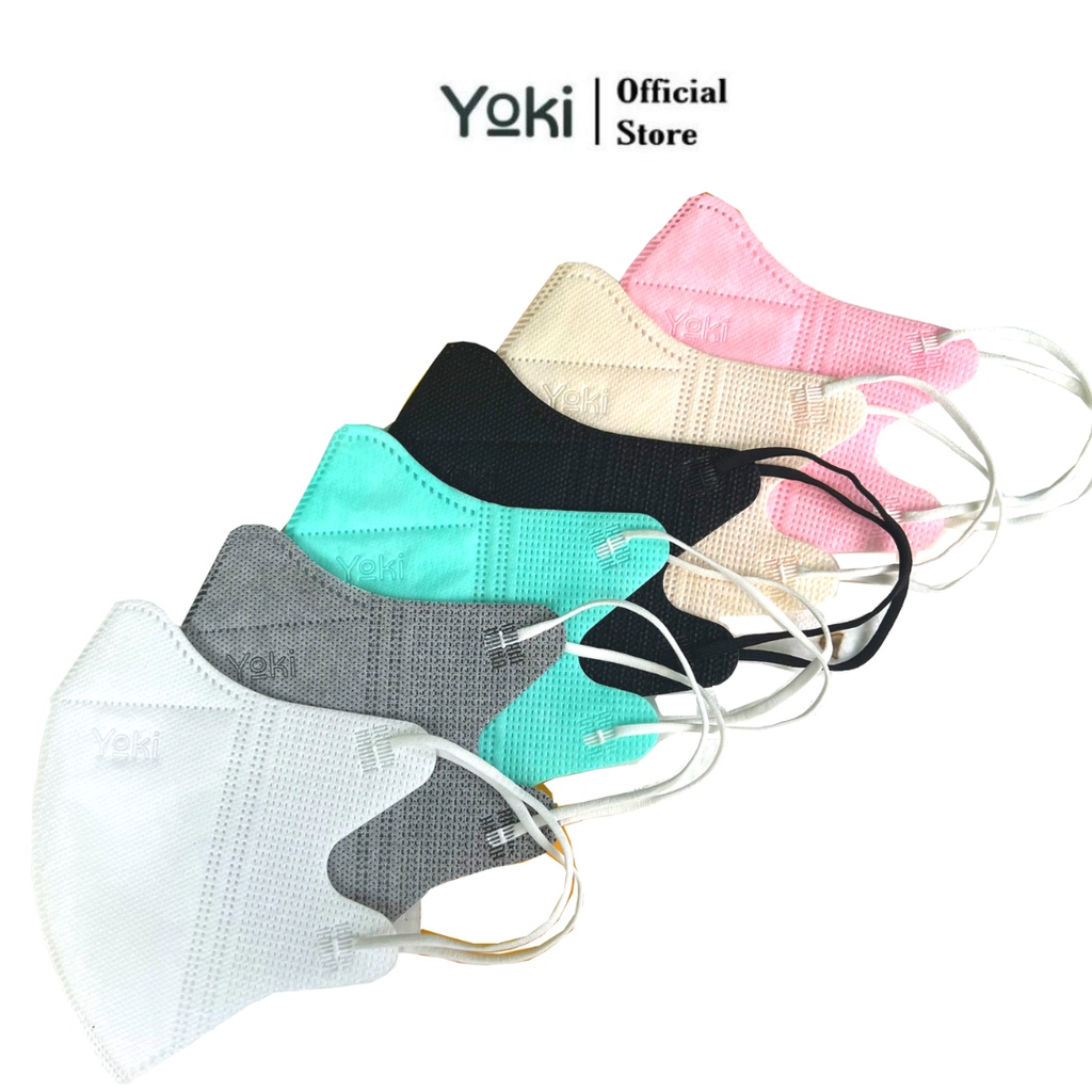 Túi 10 Chiếc Khẩu Trang 5D Mask Yoki 4 Lớp Kháng Khuẩn | Shopee Việt Nam