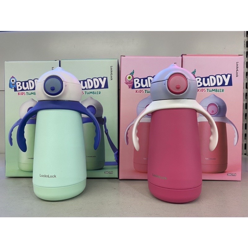 [LOCK&LOCK] BÌNH GIỮ NHIỆT TRẺ EM KÈM ỐNG HÚT 340ML BUDDY KIDS TUMBLER ...