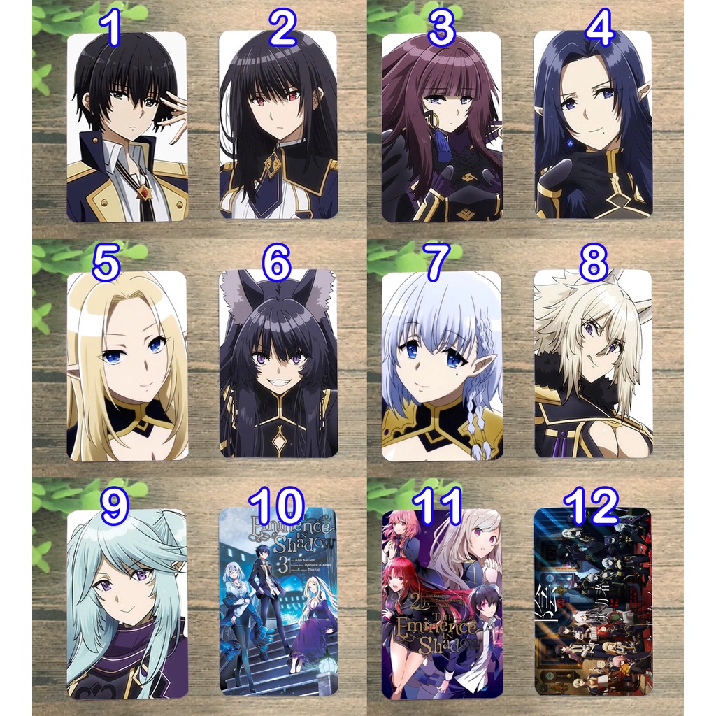 Ảnh thẻ card ảnh bo góc The Eminence in Shadow Cid Kagenou Claire ...