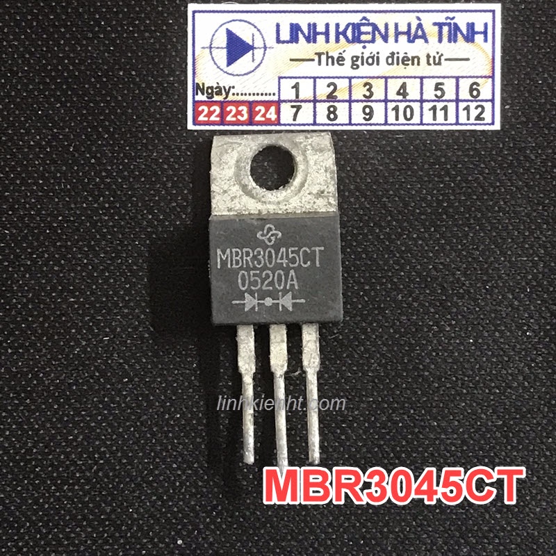 Túi 5 con đi ốt MBR3045CT MBR3045 STPS3045CT 30A 45V tháo máy | Shopee Việt Nam
