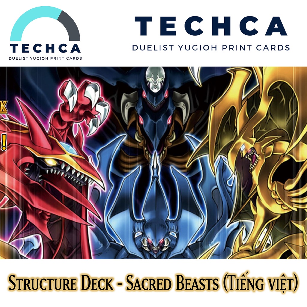 Bài In Tiếng Việt - Bộ bài Yugioh - Structure Deck - Sacred Beasts | Shopee Việt Nam
