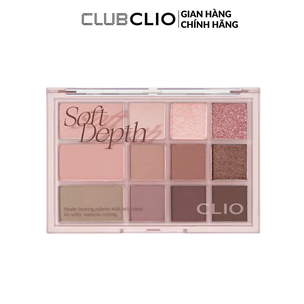 Màu Mắt Trang Điểm Clio Shade & Shadow Palette 02 Soft Depth 9.6g ...