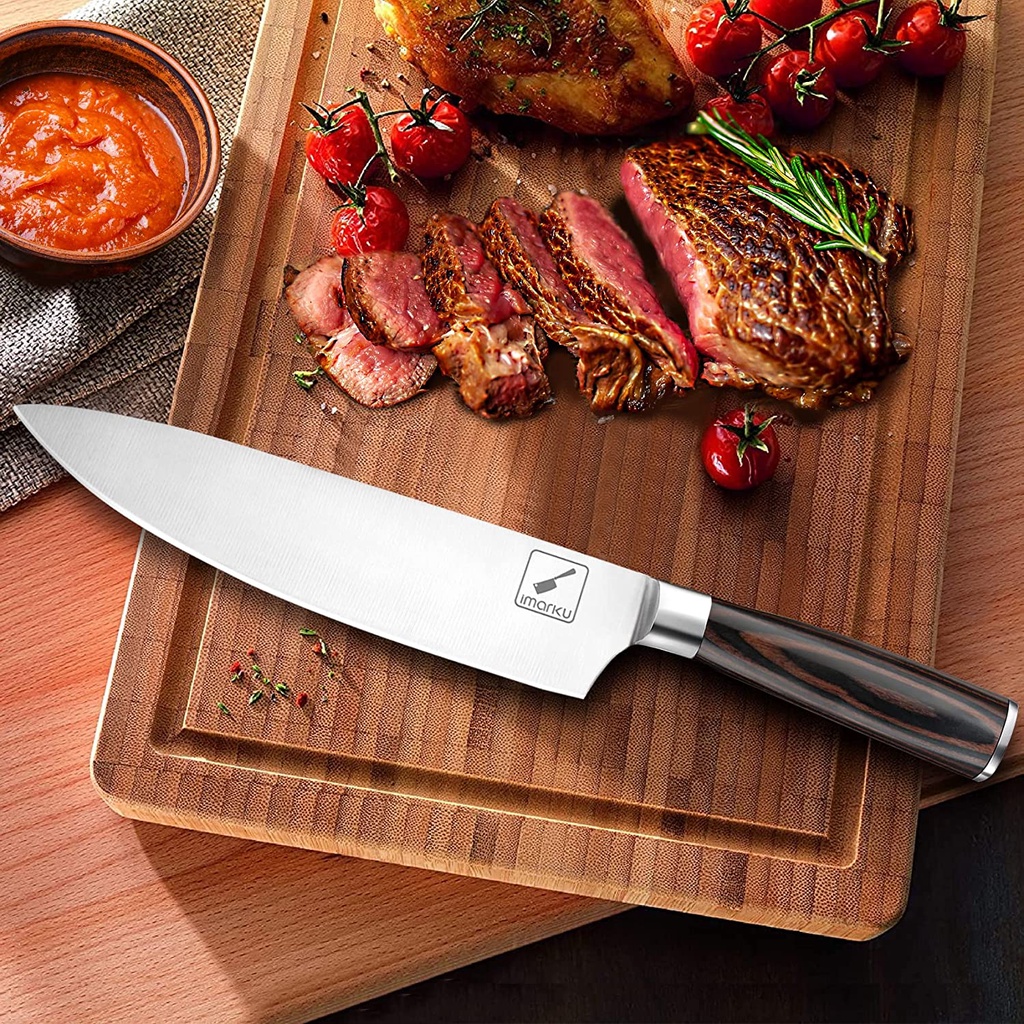 Dao bếp trưởng chef knife Imarku lưỡi dao thép carbon 7cr17mov | Shopee ...