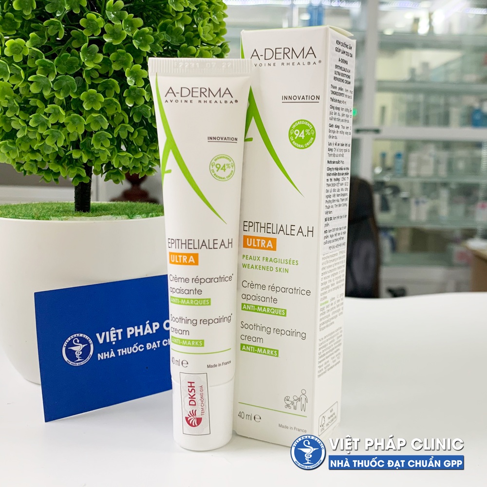 Kem dưỡng ADERMA liền sẹo, tái tạo da, chống thâm A-DERMA EPITHELIALE ...