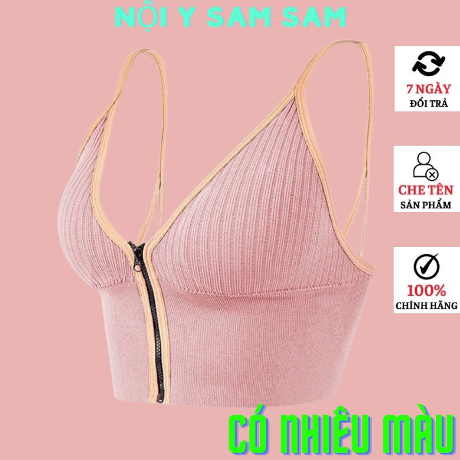Áo Ngực Nữ SAM SAM Bra Khóa Trước Ngực Tiện Lợi Kiểu croptop Siêu Ngầu ...