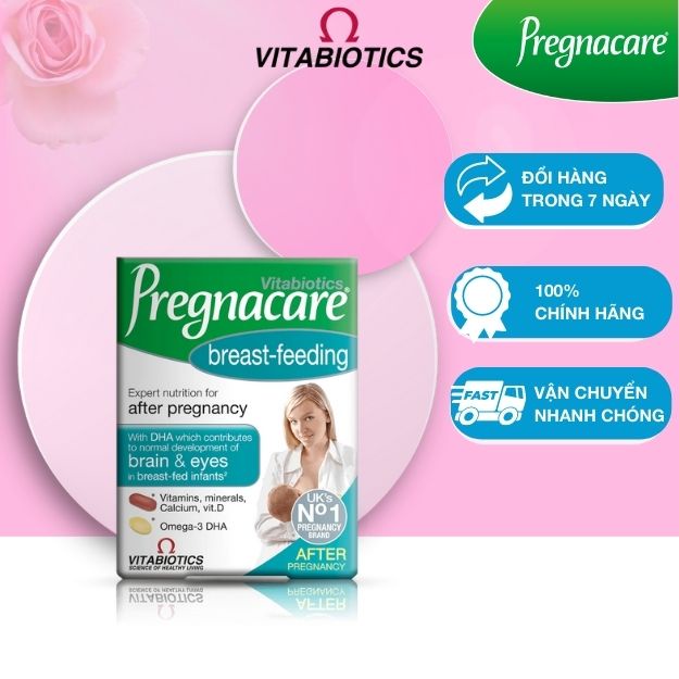 Vitamin tổng hợp bú Anh Pregnacare Breast-feeding 84 viên | Shopee Việt Nam