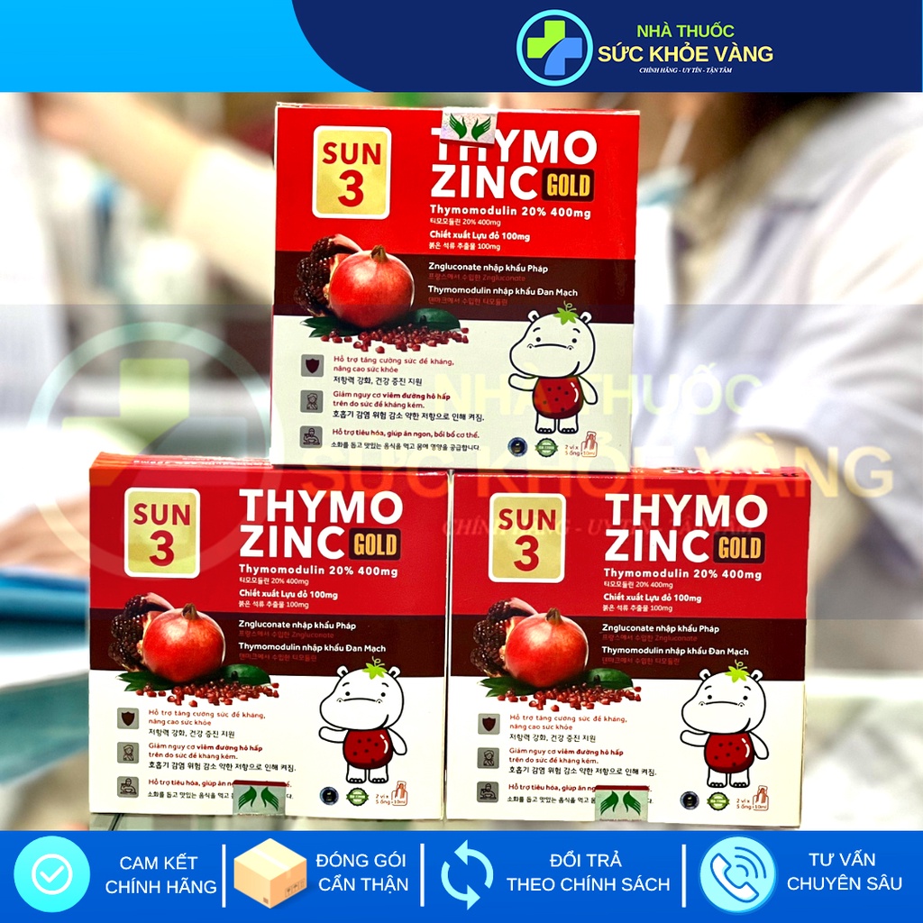 Thymo Zinc Gold - Bổ Sung Kẽm, Tăng Cường Sức Đề Kháng, Nâng Cao Sức ...