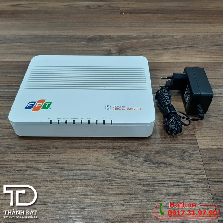 Modem wifi quang FPT Internet Hub AC1000F phát sóng 2 băng tần 2.4Ghz ...