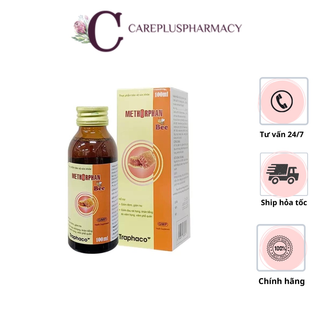 Siro ho METHORPHAN Bee chai 100ml | Shopee Việt Nam