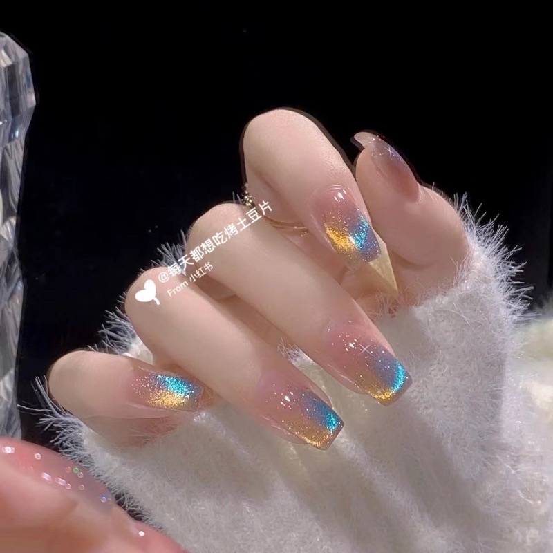 Sơn móng tay, sơn gel nail mắt mèo As thạch mã AGM chai đỏ nhũ mắt mèo ...