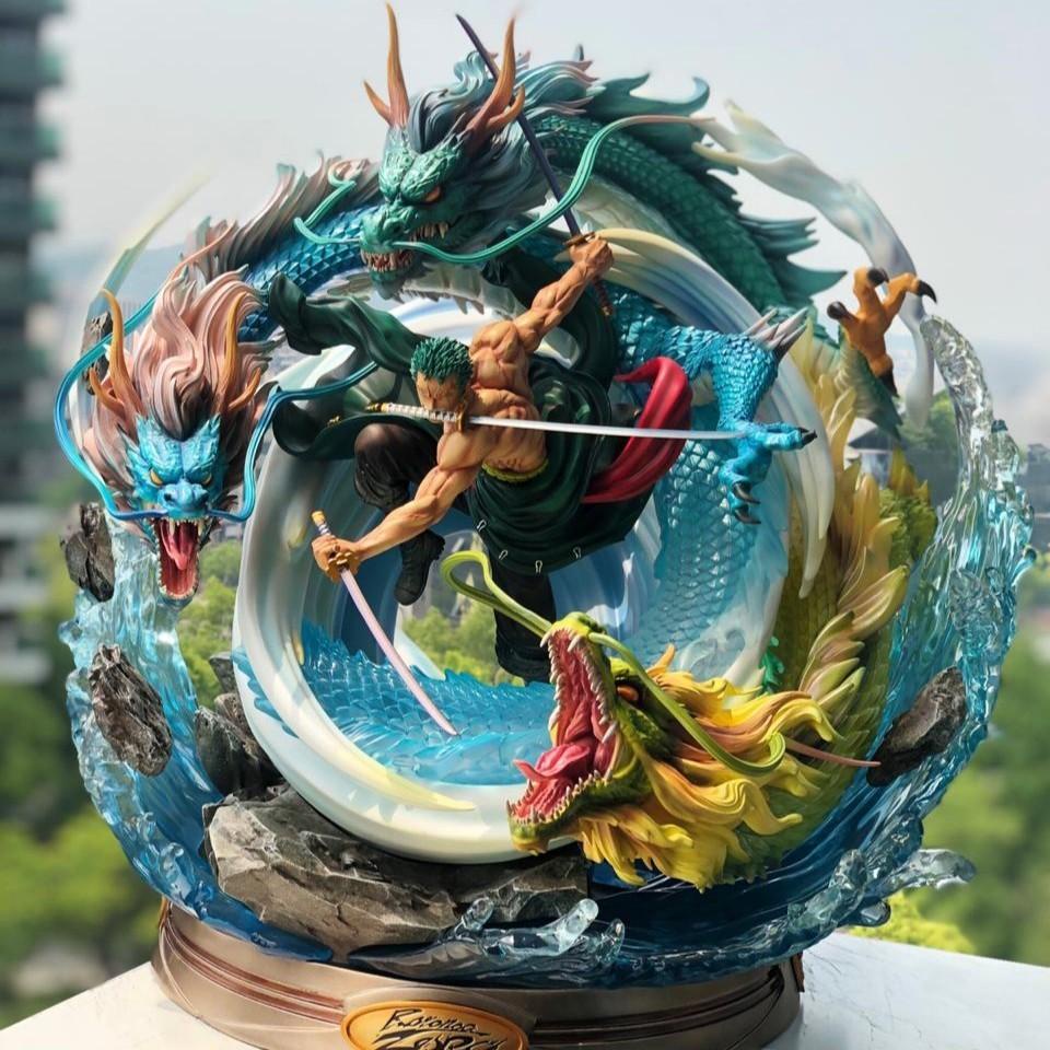 [MoHinh2023] MH45 Mô Hình Cao Cấp Zoro Wano Tam Long Bản PVC Cao 50cm ...