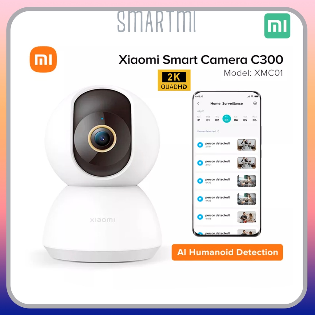 2023 | Camera IP Xiaomi Smart Camera C300 Wifi 2K - Camera Xiaomi ...