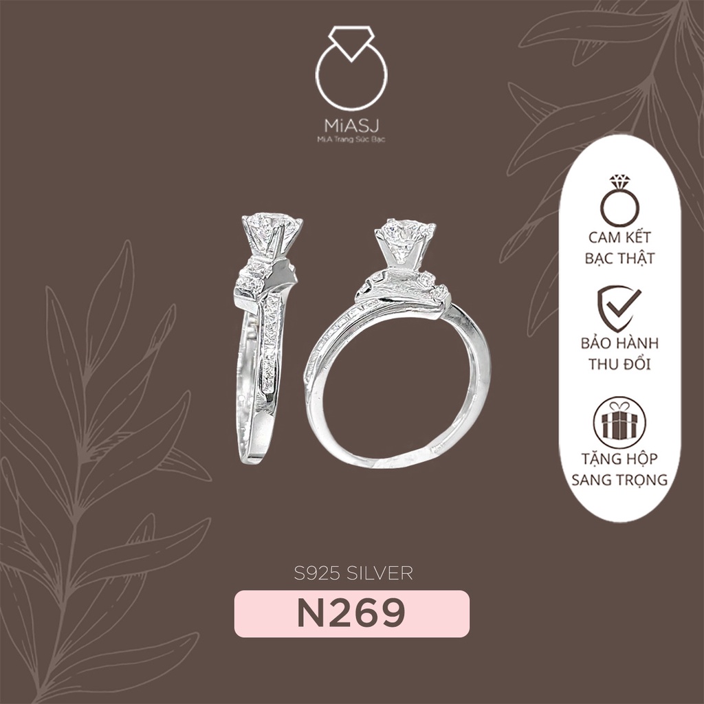 Nhẫn bạc Ý Italy S925 cao cấp xi Kim Mã N269 | Mi.A Trang sức bạc ...