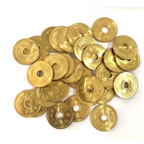 Đồng Xu 5 Yên Nhật Bản Bình An May Mắn (xu cũ, đã sử dụng) | Shopee ...
