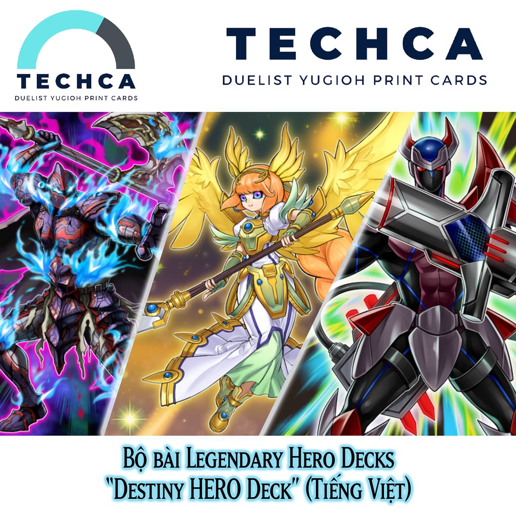 Bài In Tiếng Việt - Bộ bài Yugioh - Bộ bài Legendary Hero Decks ...