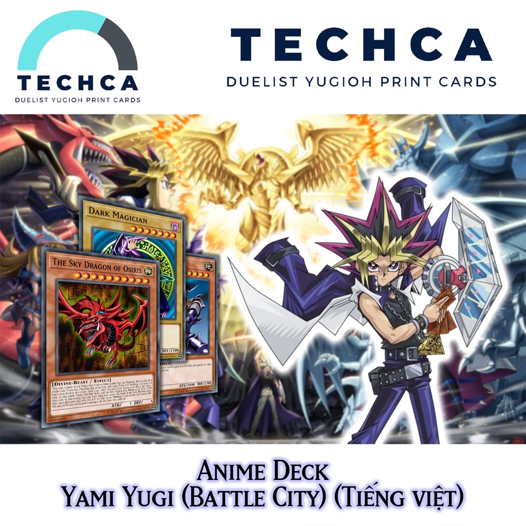 Bài In Tiếng Việt - Bộ bài Yugioh - Anime Deck - Yami Yugi (Battle City ...