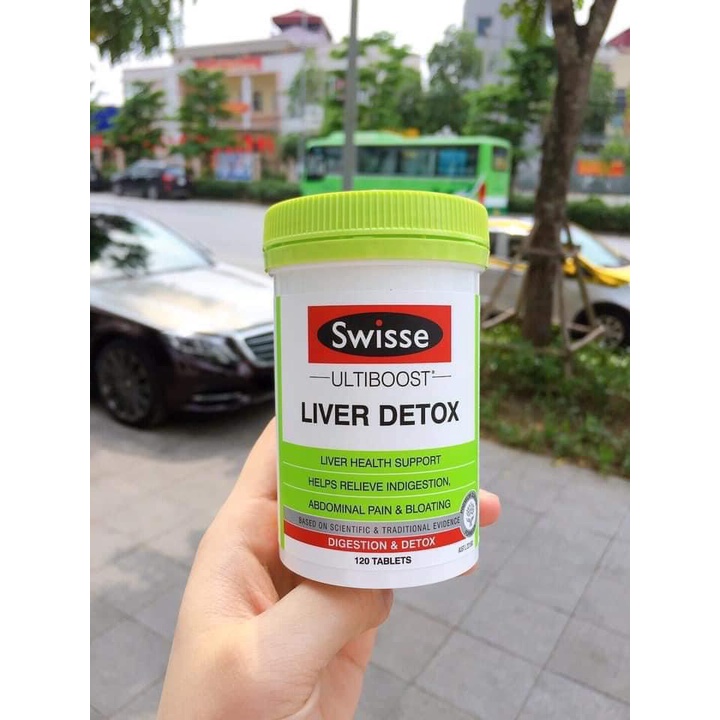 Viên uống bổ gan, thải độc gan úc swisse liver detox 60 viên,120 viên ...
