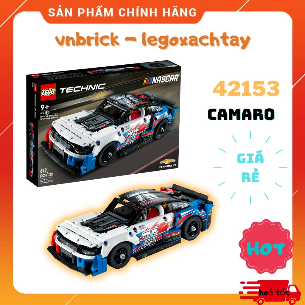 LEGO Technic 42153 Siêu Xe NASCAR Next Gen Chevrolet Camaro ZL1 ...