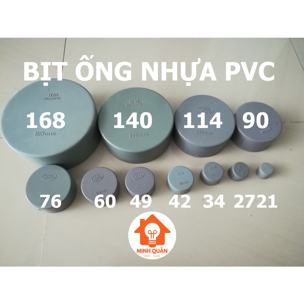 Nắp bịt, Bít ống 21, 27, 34mm PVC, PHỤ KIỆN ỐNG NƯỚC DAIWA | Shopee ...