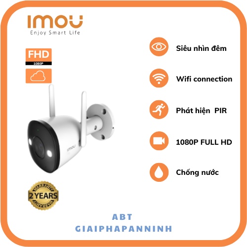 Camera Wifi IMOU Bullet 2E 2MP | 1080P | Giám Sát Ngoài Trời - Chính ...