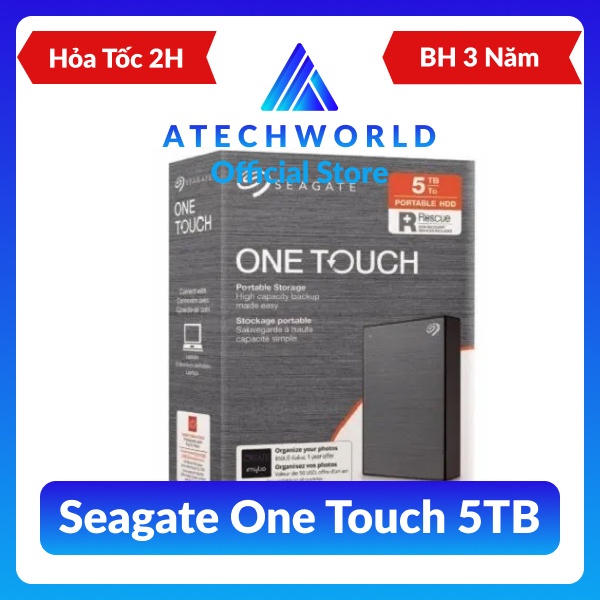 Ổ Cứng Di Động HDD Seagate One Touch 5TB STKZ5000400 - Hàng Chính Hãng ...