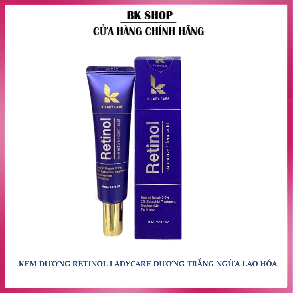 [hàn Quốc] Kem Dưỡng Retinol Bakuchiol K Lady Care Giúp Dưỡng Trắng Da