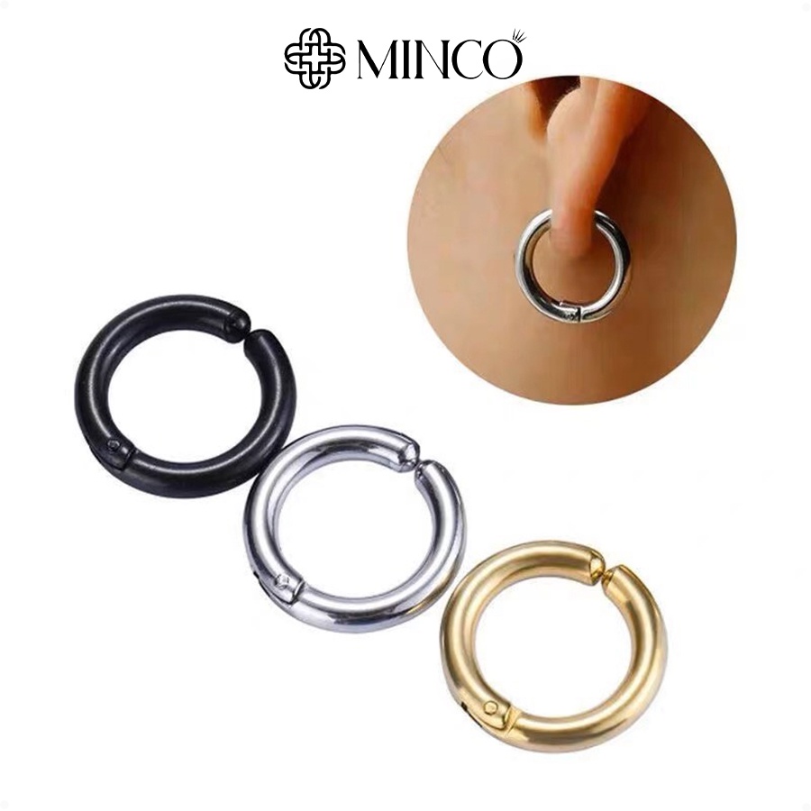 Khuyên Tai Nam Không Cần Bấm Lỗ Minco Accessories Bông tai nam cực chất phụ kiện thời trang ...