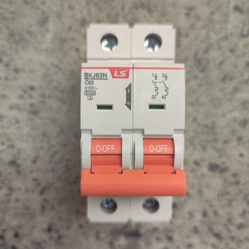 Cầu dao tự động (Aptomat) , CB tép, MCB LS BKN CB 2P 6A -> 63A dòng cắt 6kA | Shopee Việt Nam