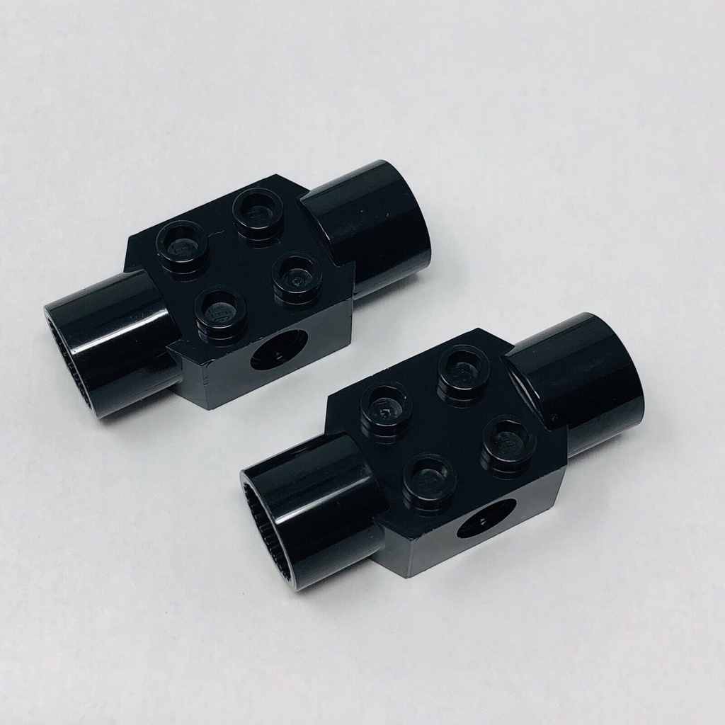 Lot 2x 48461 LEGO Technic Brick Mod 2x2 w/ Pin Hole 2 Rotation Joint ...