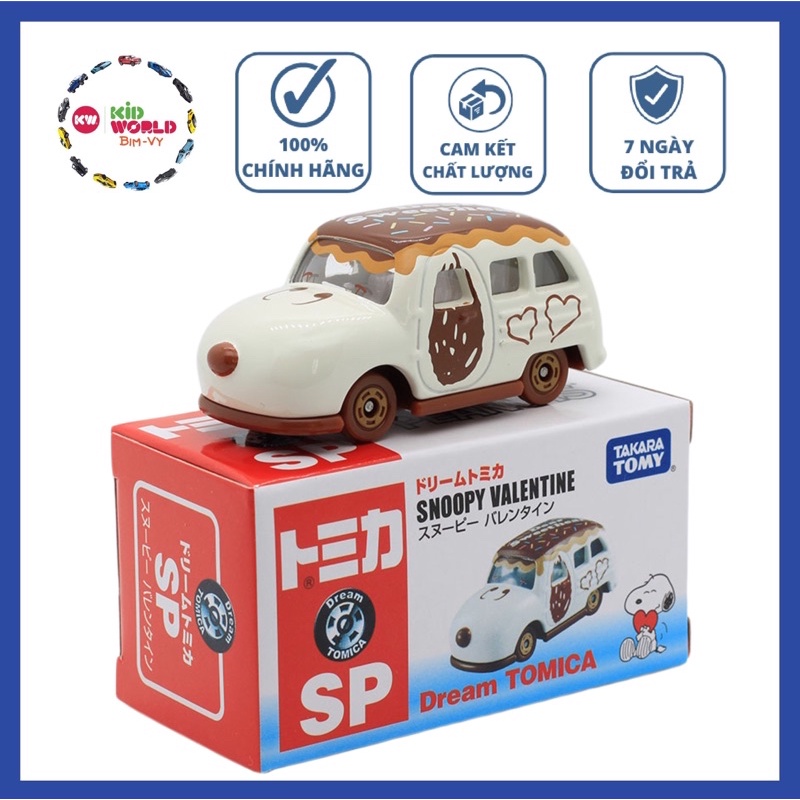 Xe mô hình Tomica Box Disney Snoopy Valentine. MS: 128. | Shopee Việt Nam