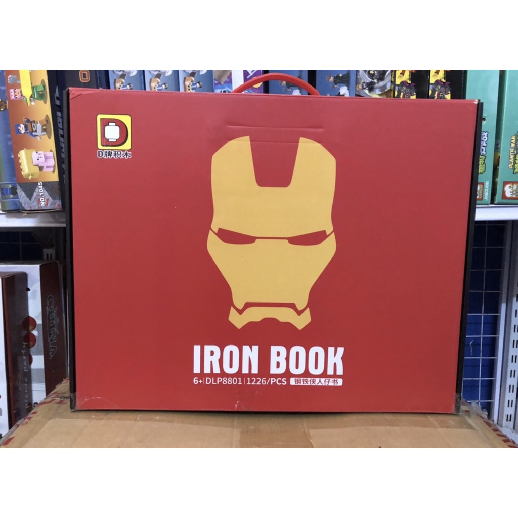 DLP 8801 ( Đồ chơi lắp ráp Iron Book Và Nano Mini 1266 Mảnh ) | Shopee ...